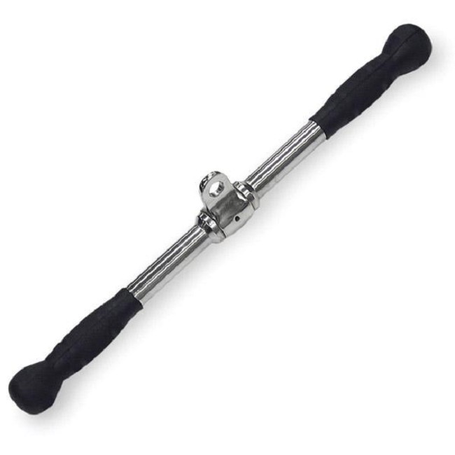 Pro-Grip Revolving Straight Bar with Rubber Grip