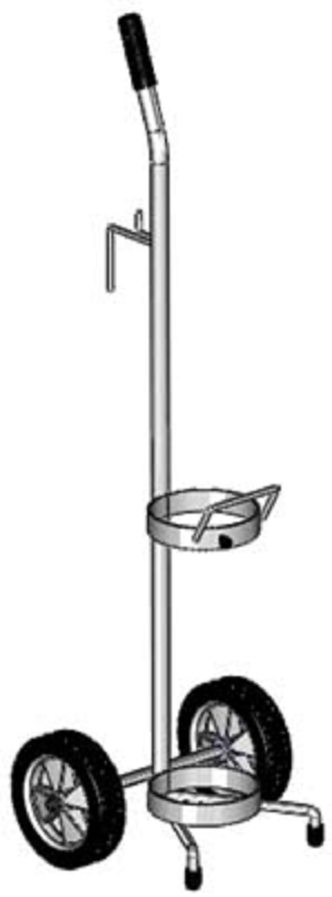 DE-1-AH Oxygen Cylinder Cart with Bed Hook
