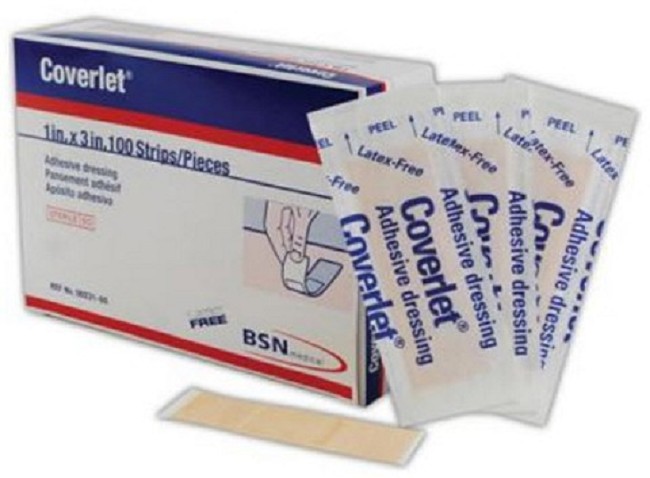 Coverlet Fabric Adhesive Bandages - FREE Shipping