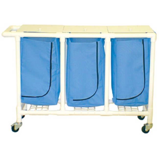 Triple Bag Mobile Laundry Hamper - FREE Shipping