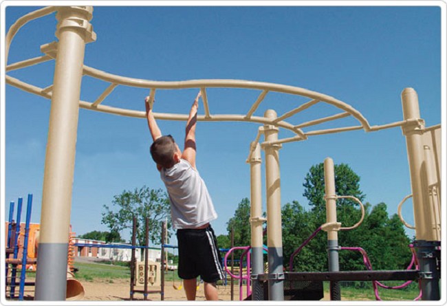 S Horizontal Ladder Playground Equipment