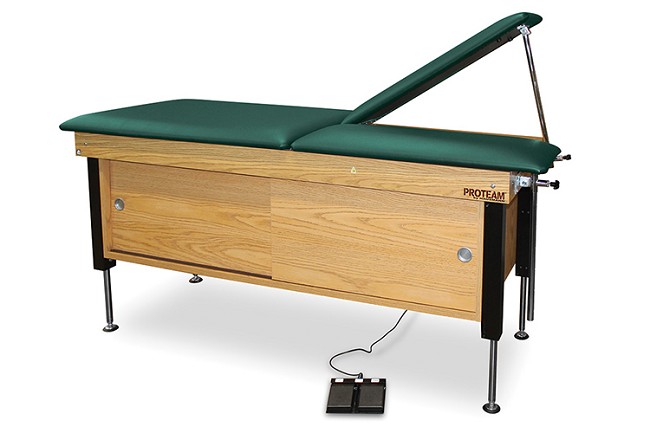 Hausmann Proteam Electric Split Leg Treatment Table