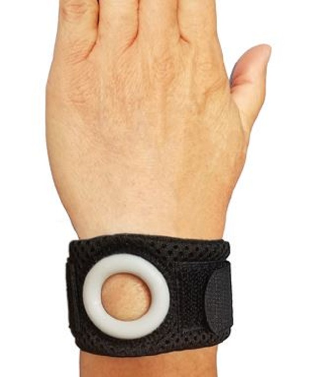 Bullseye Brace Wrist Band with Reinforced Ulnar Support