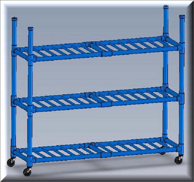 Duracart Aquatic Double Length Wet Rack - FREE Shipping