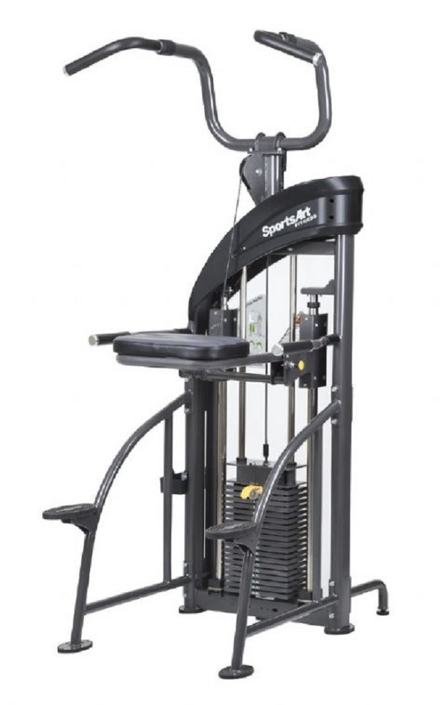 Assisted Chin Up Tricep Dip Combination Upper Body Workout Station