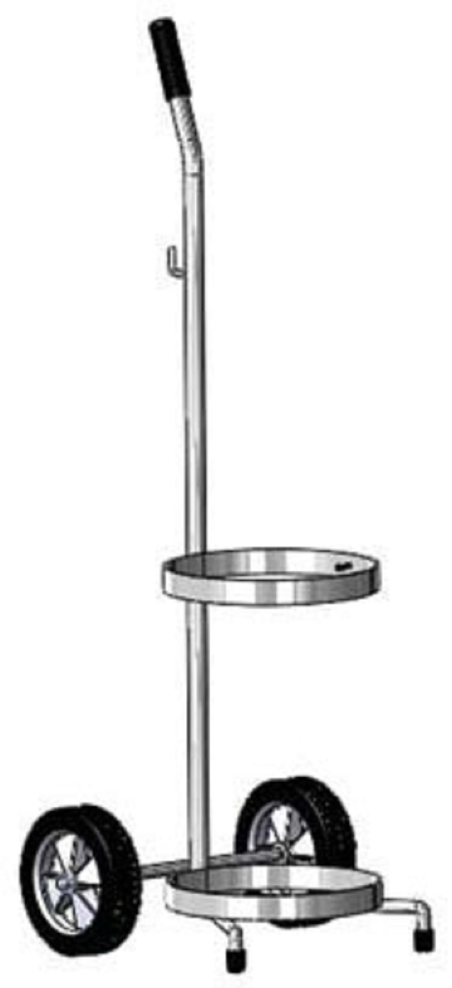 FWF Oxygen Cylinder Carts - FREE Shipping