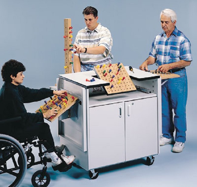 Cubex Exercise and Work Therapy System on Wheels