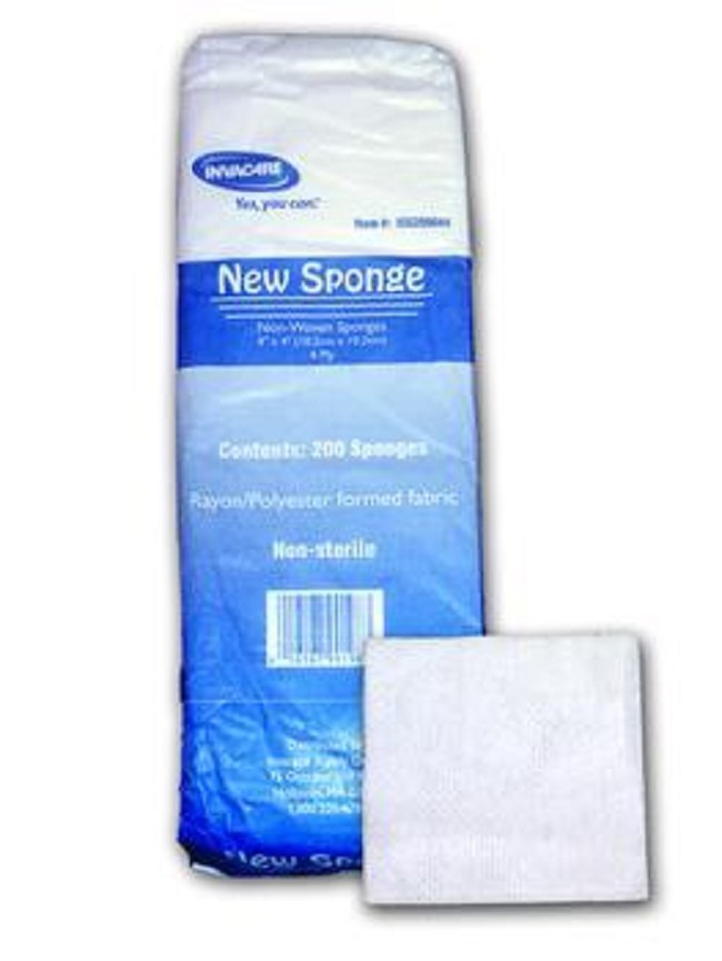 Invacare Absorbant New Sponge, Non-Woven (10 Bags of 200)