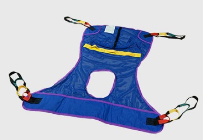 Invacare Full Body 4-point Mesh Sling with Commode Opening