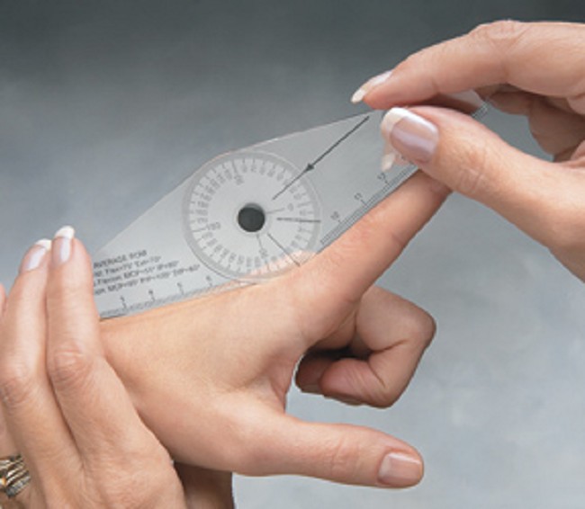 Universal Finger Goniometer