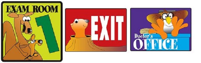 Pediatric Exam Room & Office Signs - FREE Shipping