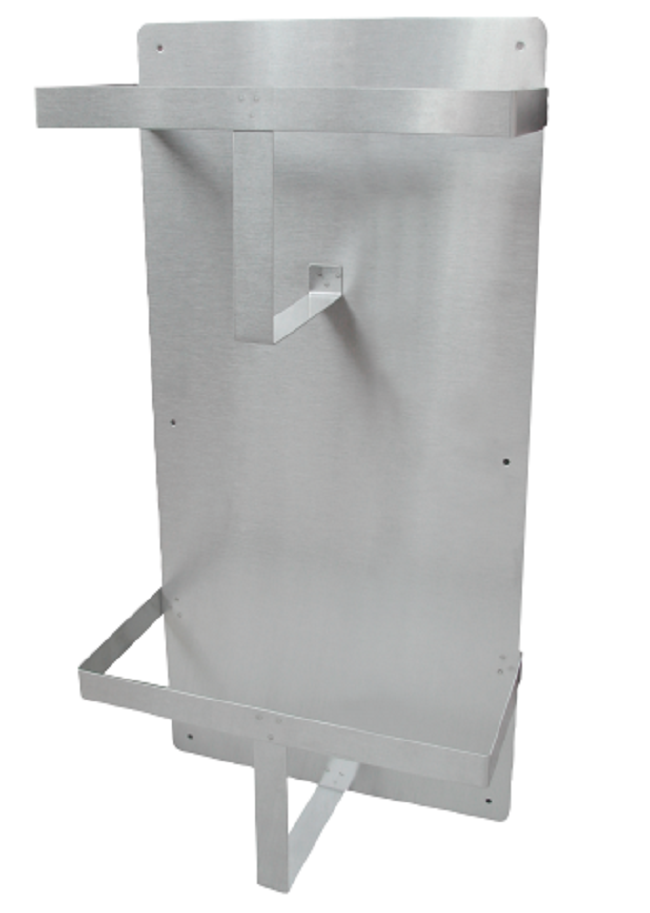 Stainless Steel Vertical Double Bedpan Rack