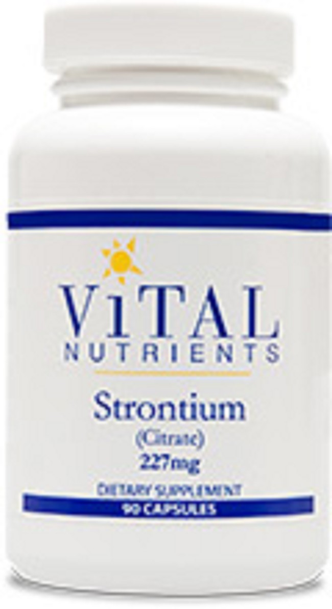 Strontium Citrate Bone Strengthening Supplement