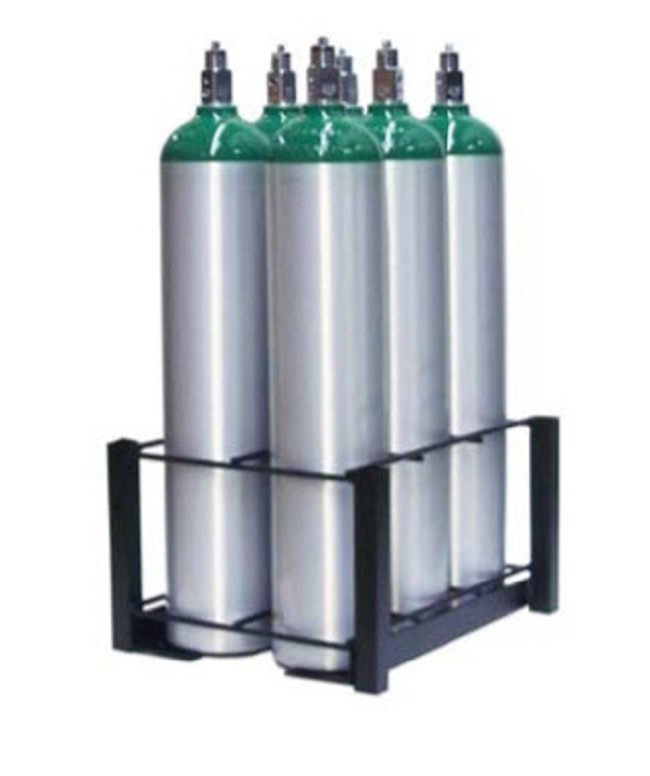 Warehouse Oxygen Cylinder Racks - FREE Shipping