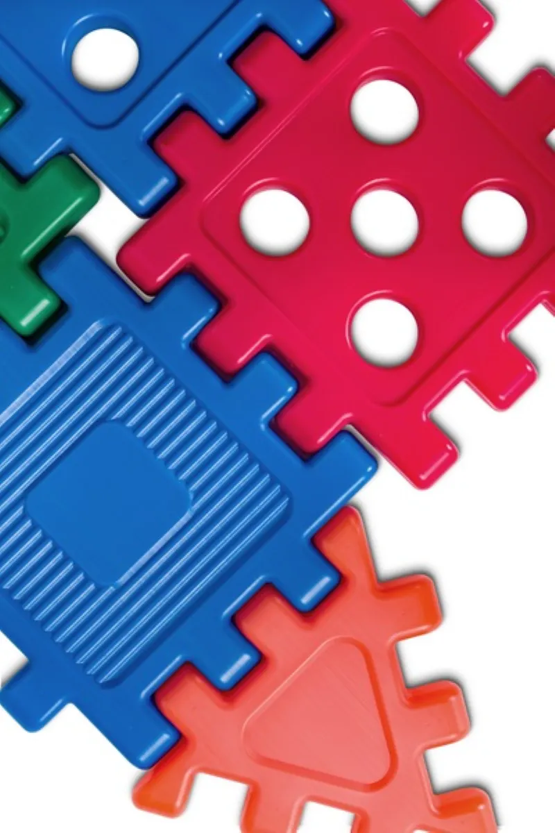 Grid Blocks - Building Blocks for Kids of Polyethylene Plastic from ...