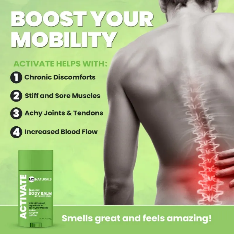 All-Natural Pain Relief Balms, Heated and Cooling Options by Muscle MX ...