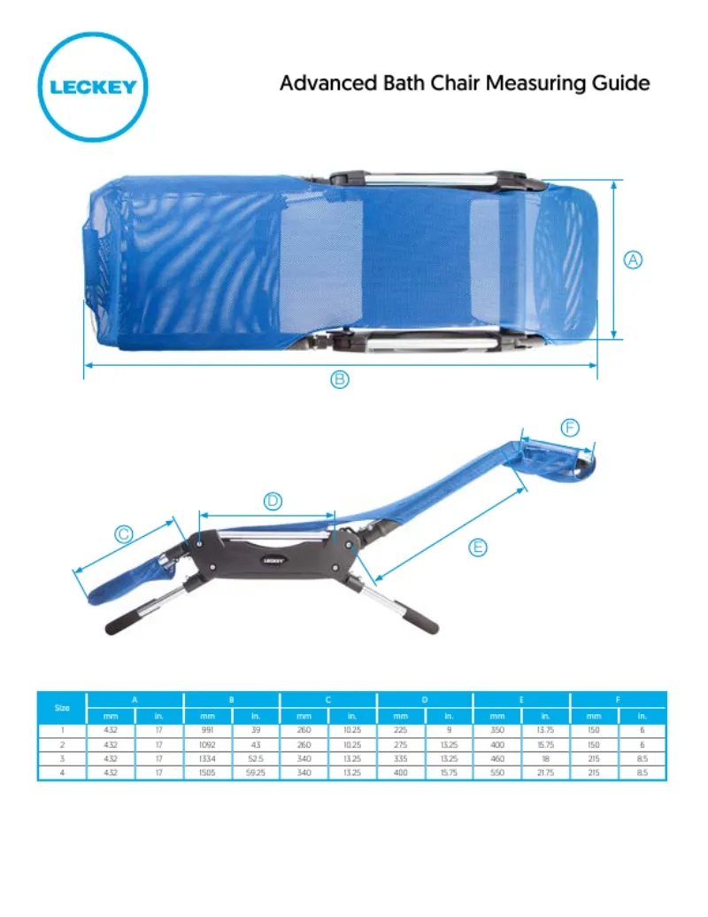 Leckey Advance Bath Chair DISCOUNT SALE - FREE Shipping