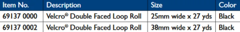 Velcro Double Faced Loop - 27 Yard Bulk Roll