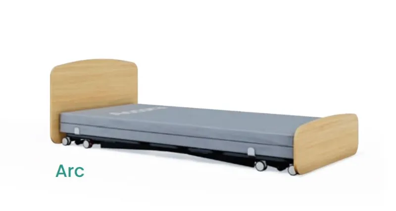 Accora Contessa Floor Bed for Fall Prevention - Adjustable Low Bed with ...