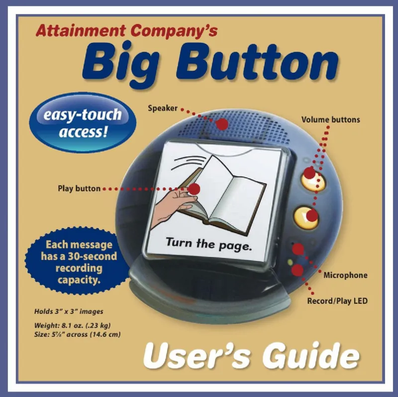 Big Button AAC Device by Attainment Company