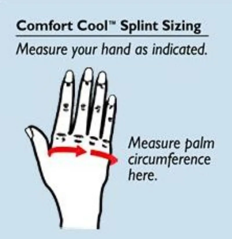 Comfort-Cool Wrist and Thumb CMC Restriction Splint