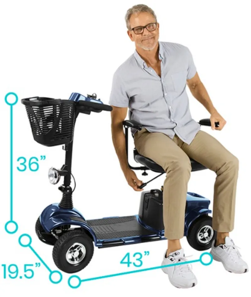 Series A Mobility Scooter For Indoor and Outdoor Use With 298 lbs ...