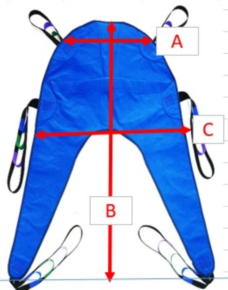 Solid Divided Leg Patient Lift Sling by Emerald Supply