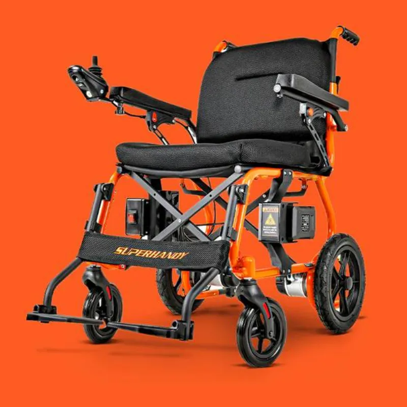 Portable Large Capacity Dual Battery Electric Wheelchair Plus by SuperHandy