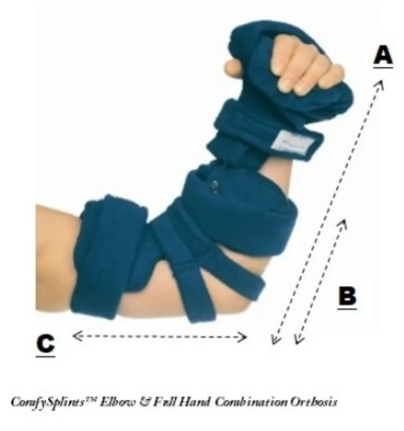 Comfy Splints Elbow Hand Combination Orthosis