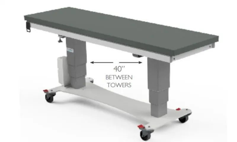 Medical Exam Table for Imaging and Ultrasound - Height Adjustable with ...