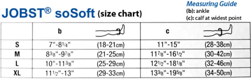 Jobst Opaque Knee High Moderate Compression Stockings with Closed Toe
