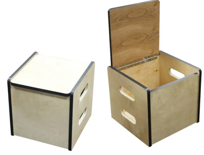 Hardwood Physical Therapy Lift Box with 100 Pounds Capacity by Pivotal ...