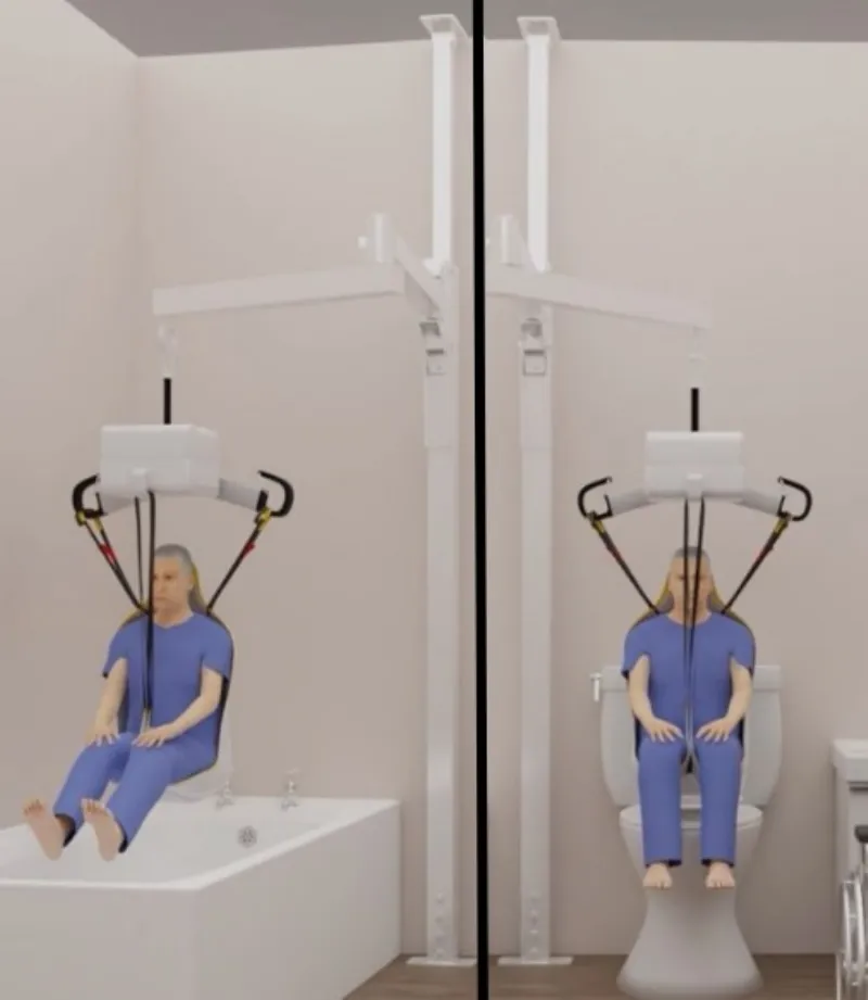 LRT Patient Transfer Lift System with 360 Degree Rotation | Fits 13.5 ...