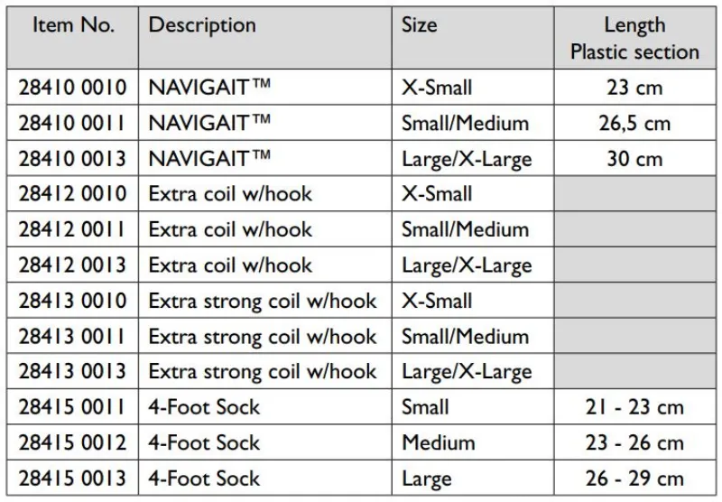 NAVIGAIT Mild Foot Drop AFO and 4-Foot Wrap by Allard