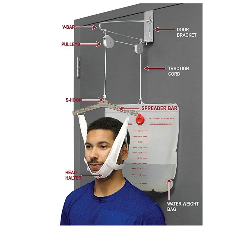 Over the Door Cervical Traction Set with Head Halter