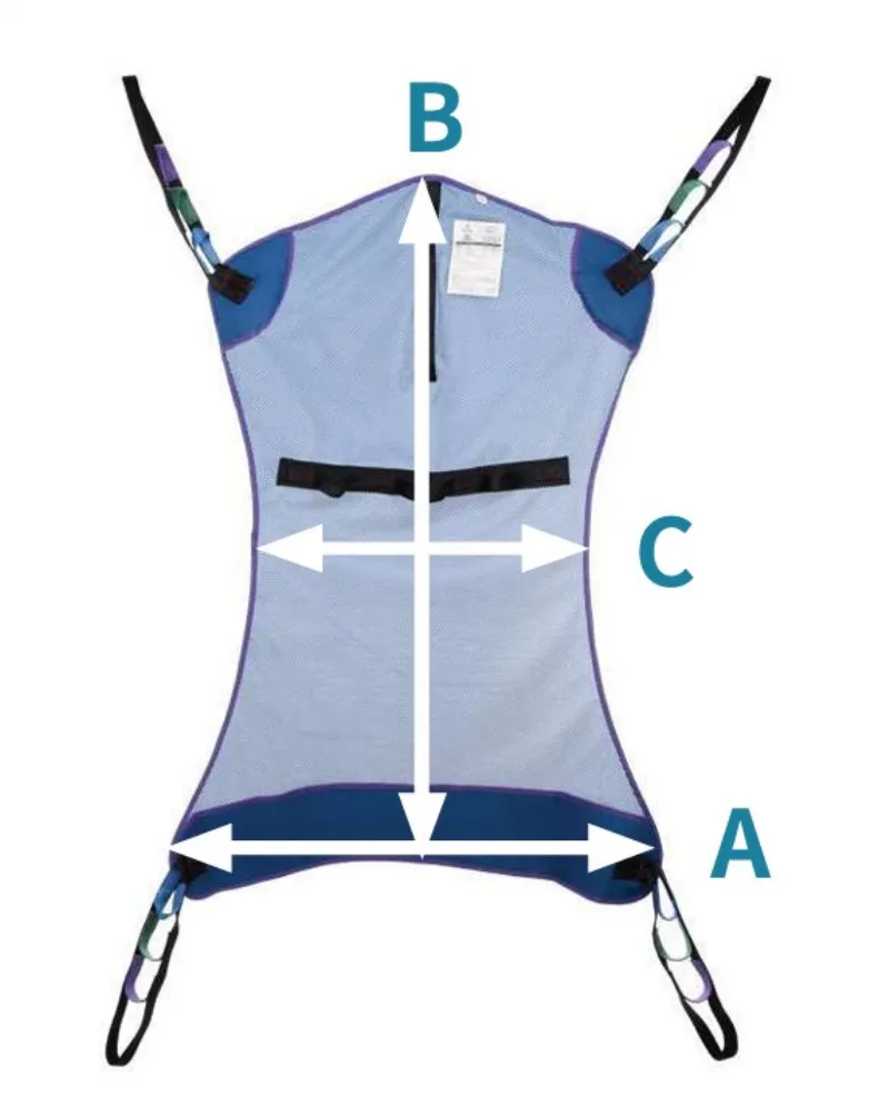 Solid Full Body Patient Lift Sling by Emerald Supply
