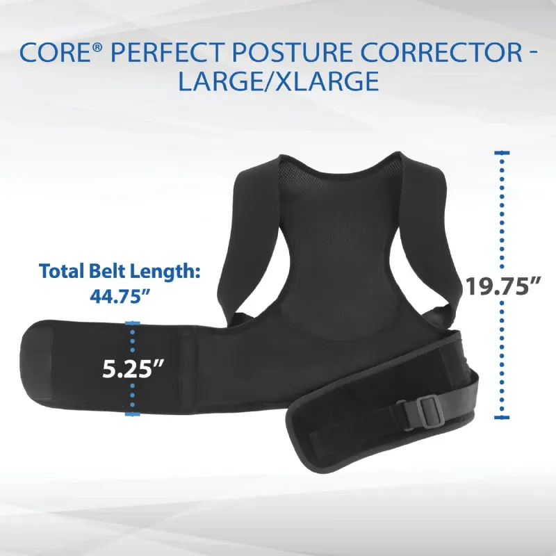 Perfect Posture Corrector With Adjustable Waistband and Breathable Mesh ...