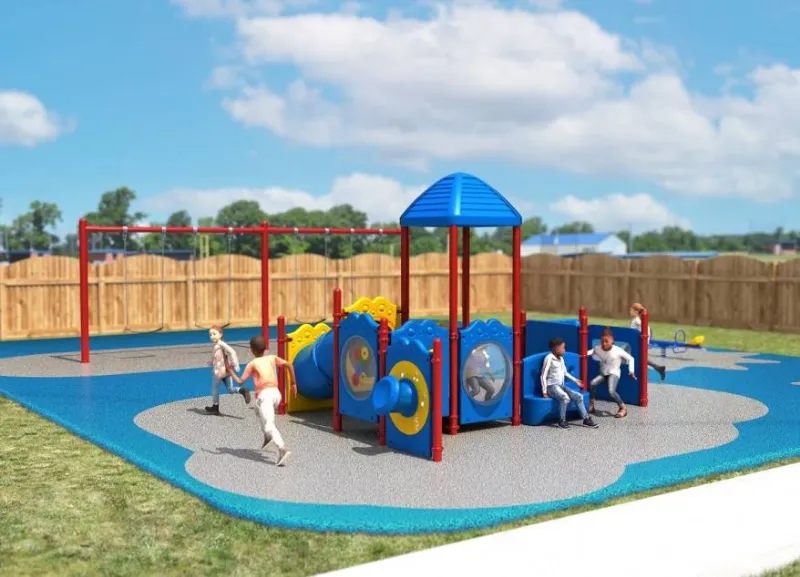Pediatric Knoxville Fortress Commercial Outdoor Play Equipment Set ...