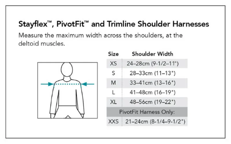 Bodypoint PivotFit H-Style Shoulder Harness For Wheelchair Posture
