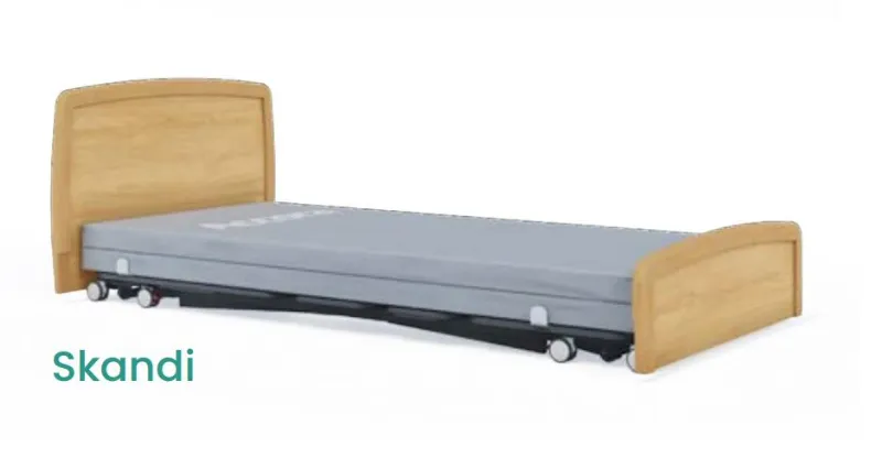 Accora Contessa Floor Bed for Fall Prevention - Adjustable Low Bed with ...