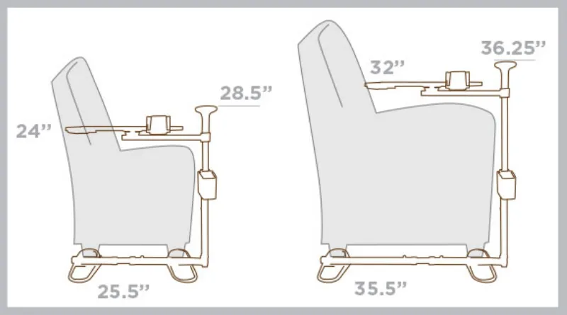 Signature Life Independence Tray Table - FREE Shipping