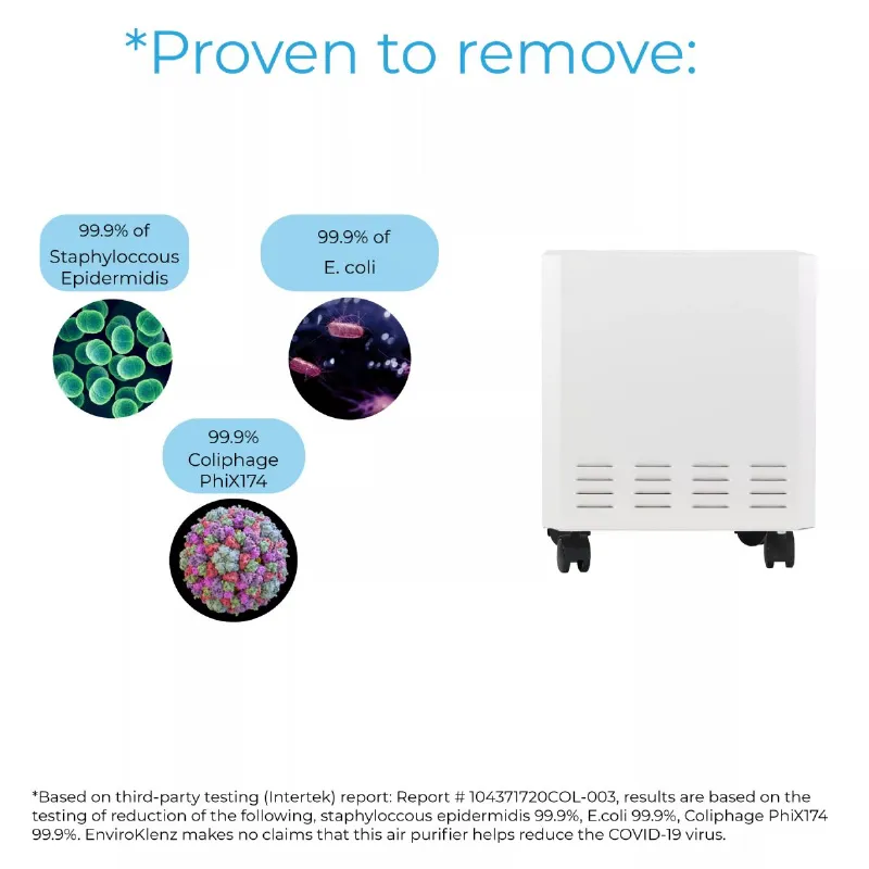 EnviroKlenz Air Purifier - 1,000 SqFt. Mobile Air System