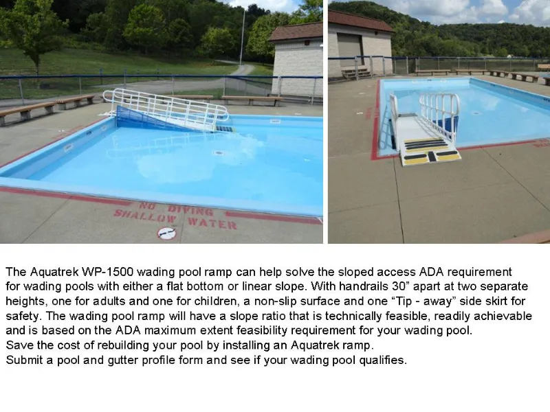 AquaTrek Wading Pool Ramp BUY NOW - FREE Shipping