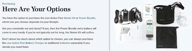 Live Active Five Portable At-Home Oxygen Concentrator Kit by Precision ...