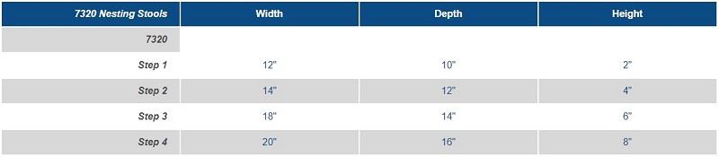 Nestable Physical Therapy Steps - FREE Shipping