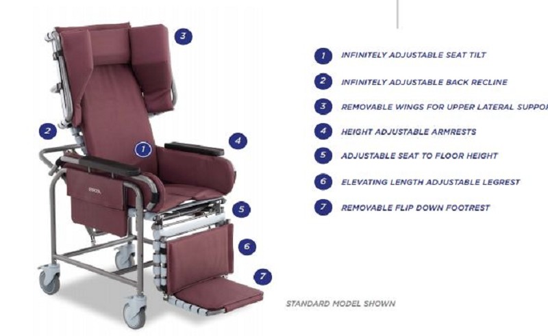 Broda 30VT Centric Tilt Semi-Recliner Chair for Long Term Care