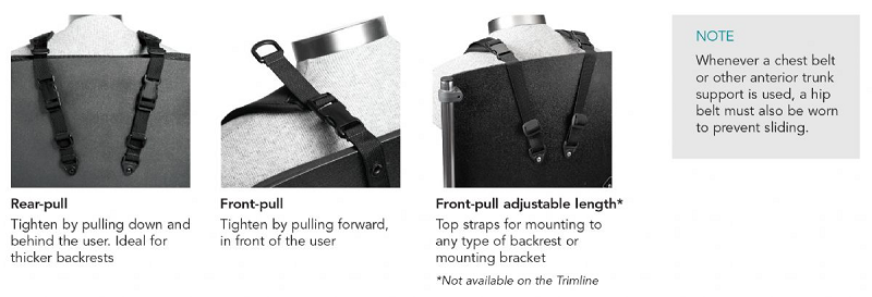 Bodypoint Pivotfit Shoulder Harness For Wheelchair Posture