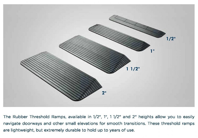 Rubber Threshold Entry Ramp by National Ramp