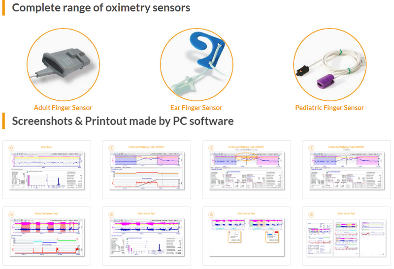 Spirodoc Touchscreen Spirometer and 3D Oximeter