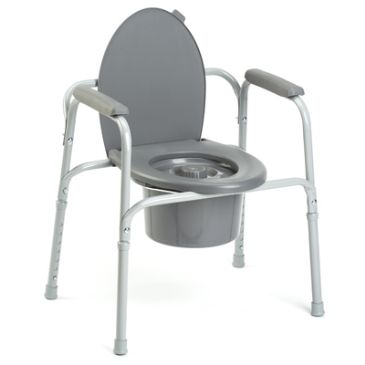 Drop Arm Versamode Commode : Bedside Commodes